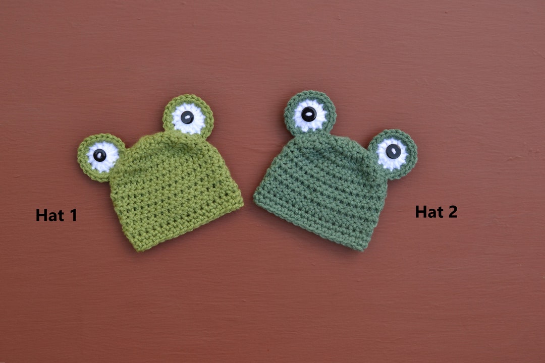 Baby Frog Hat Crochet Frog Hat Baby Frog Beanie Newborn Frog Hat ...