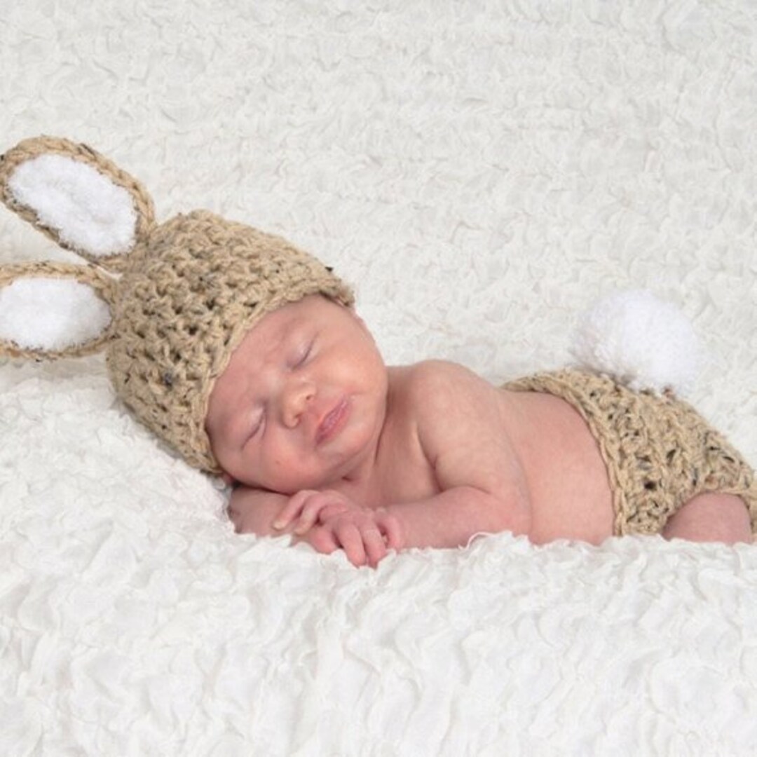 Newborn Easter Bunny Outfit Crochet Bunny Outfit Baby Bunny Outfit Baby ...
