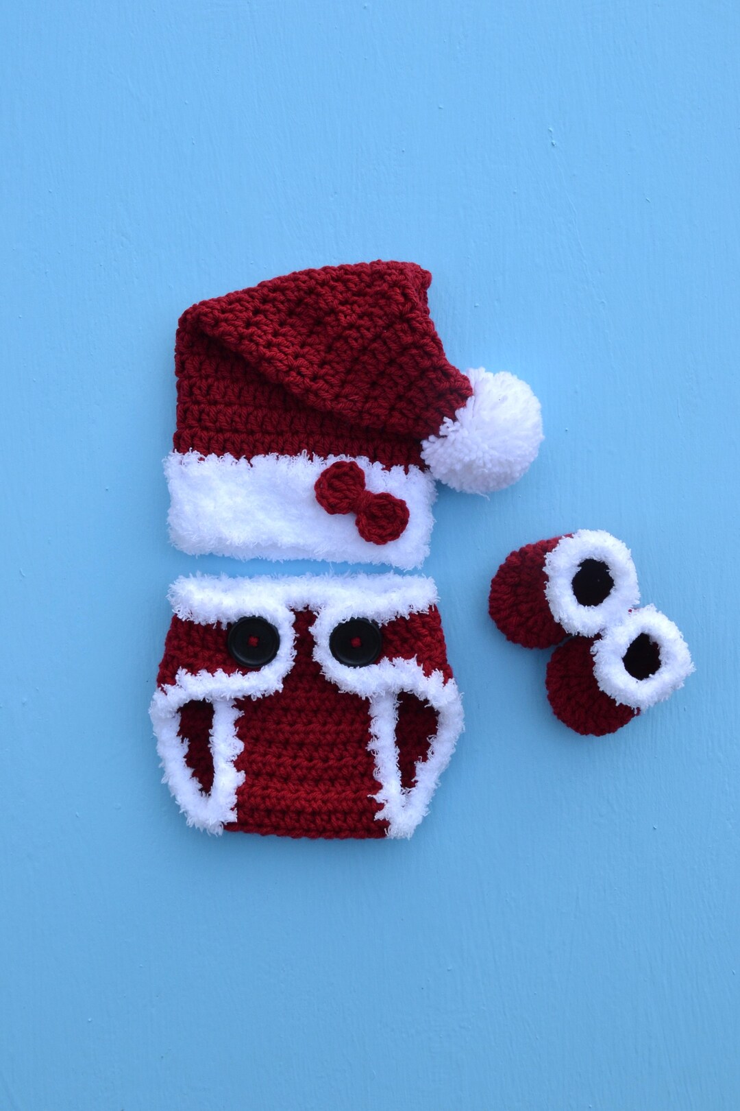 Baby Santa Outfit Newborn Santa Outfit Baby Christmas Outfit Boy Santa ...