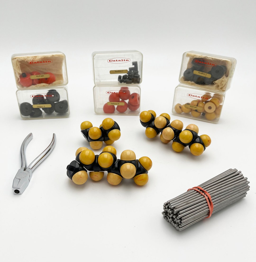 Vintage Catalin Ltd. MOLECULAR MODELS Kit - Etsy