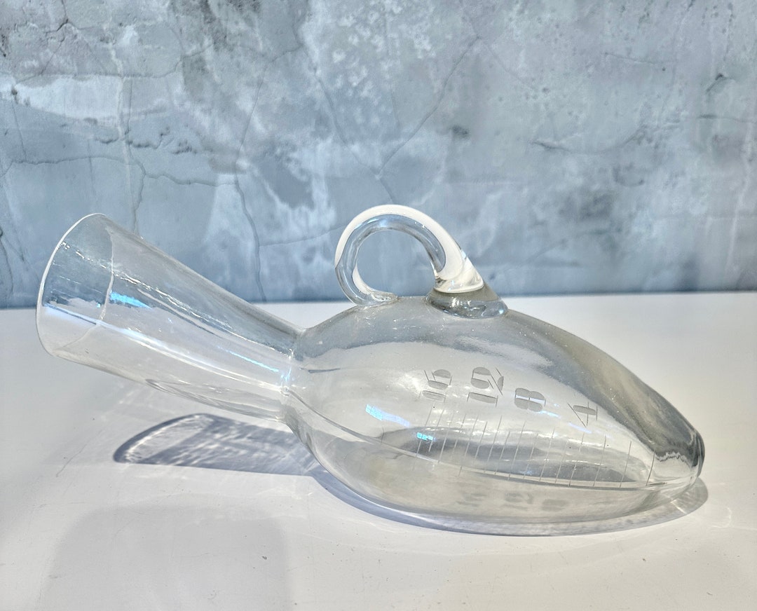 Antique Glass Male Urine Bottle: Medical Equipment - Etsy