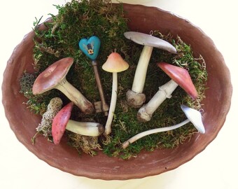 Mushroom set | Etsy