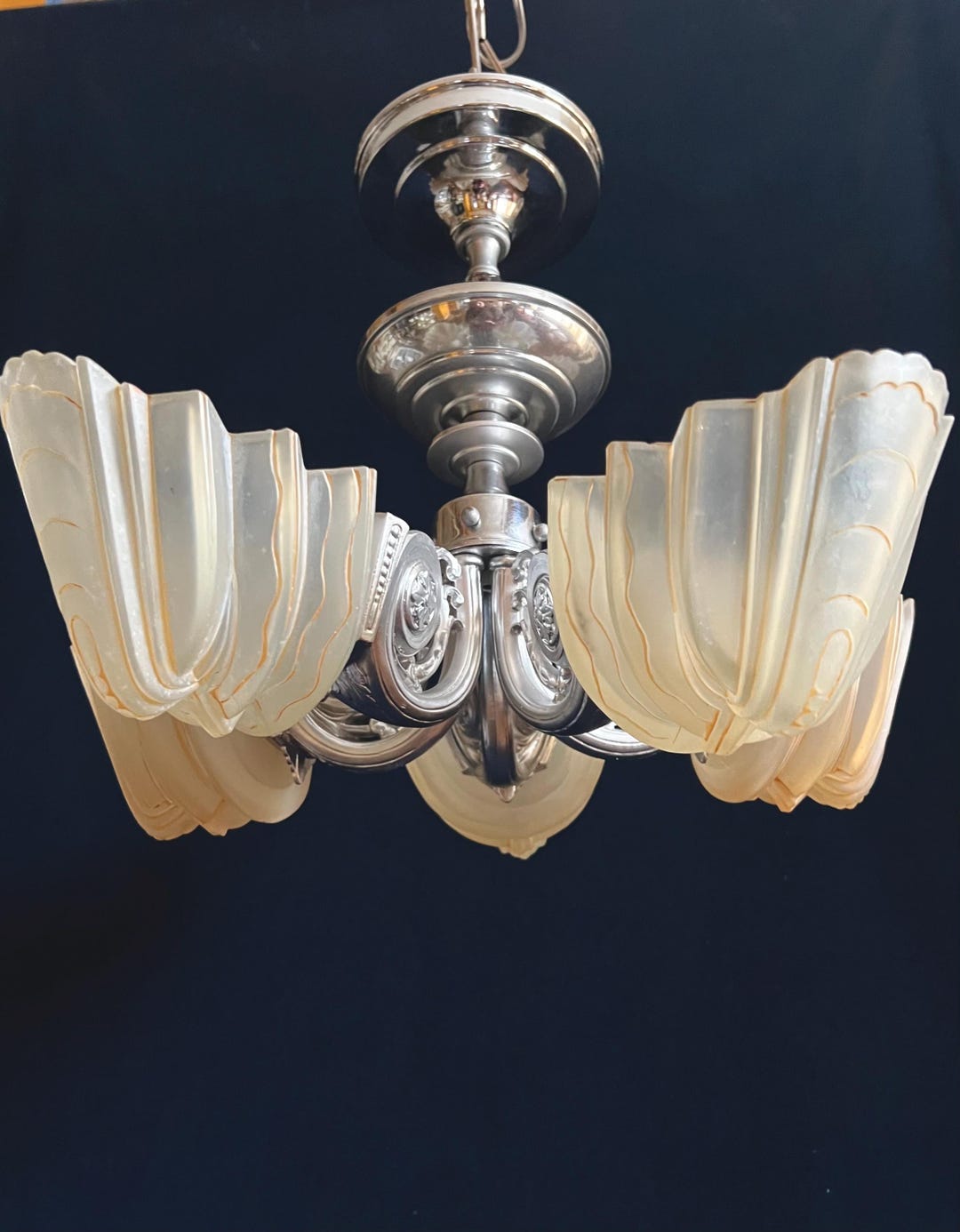 Not for the Weak of Heart 5- Lite Slip Shade Chandelier Outrageous ...