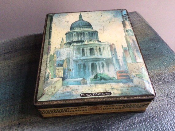 Vintage Edward Sharp & Sons Tin St Pauls Cathederal - Etsy