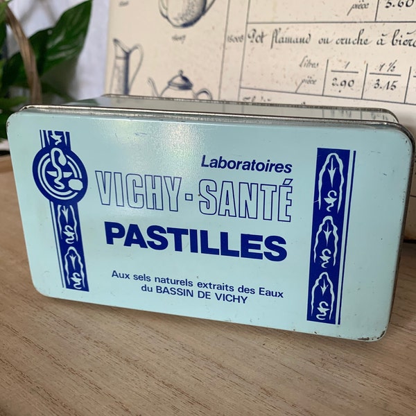 Vintage French Pastilles Tin - Etsy