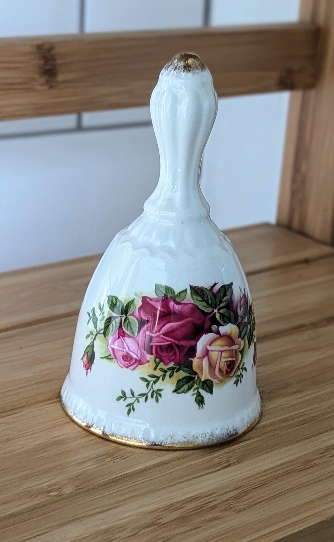 Royal Albert Old Country Roses Bell Ornament - Etsy