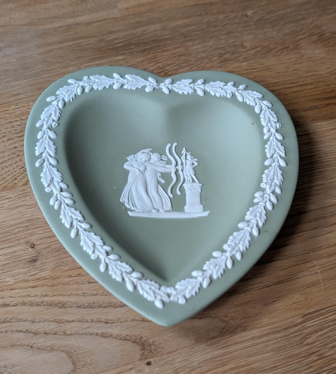 Wedgwood Jasperware Sage Green Pin Dish - Etsy