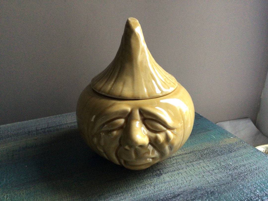 Vintage Crying Onion Jar - Etsy