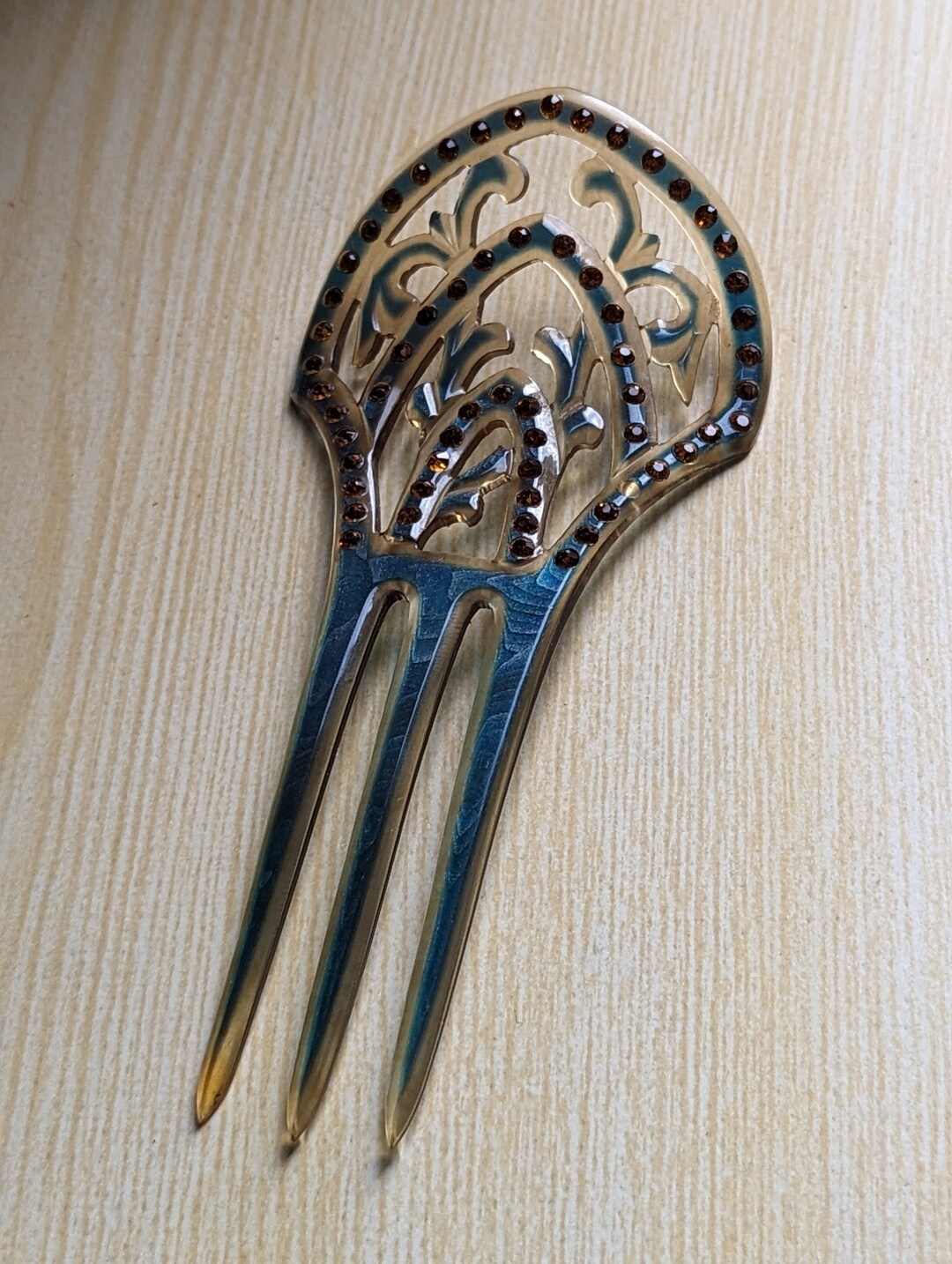 Celluloid Hair Comb - Etsy
