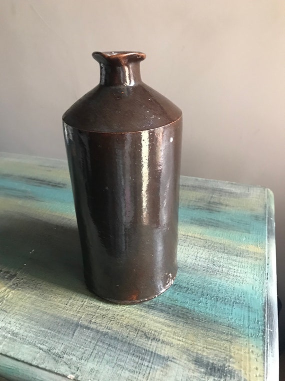 Vintage Stone Bottle - Etsy