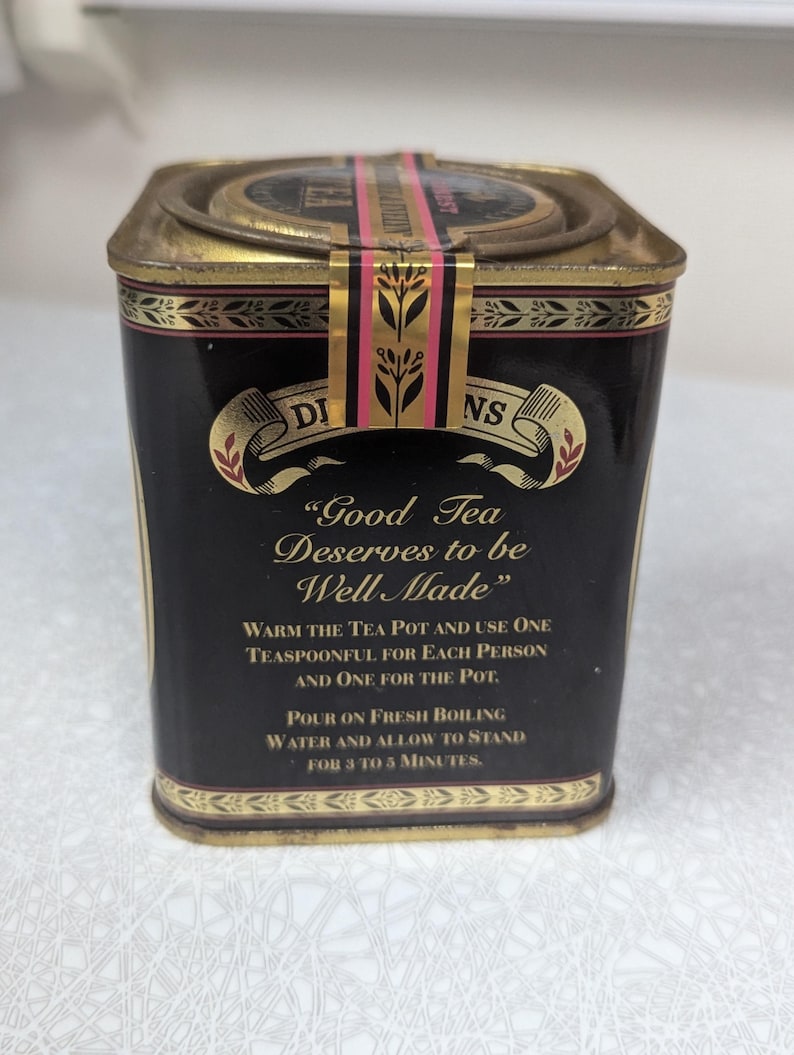 1990s Crabtree & Evelyn Tea Tin - Etsy