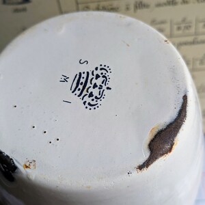 Antique White Enamel Pitcher - Etsy