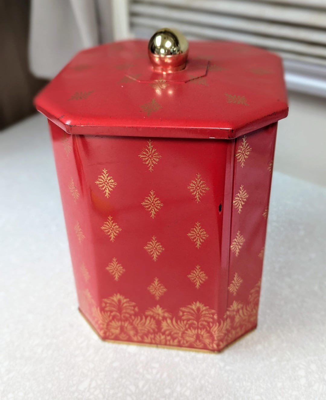 Vintage Biscuit Tin Marks & Spencers - Etsy