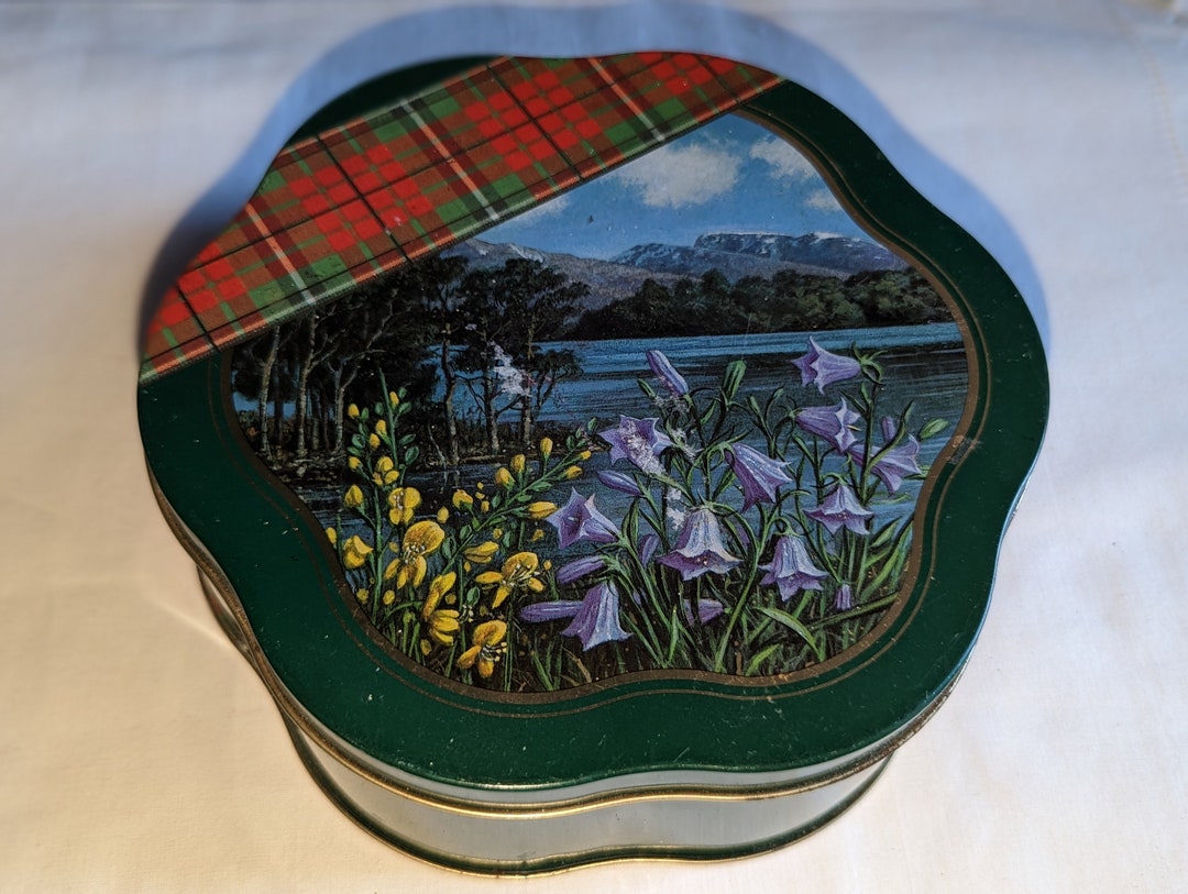 Vintage Shortbread Tin - Etsy