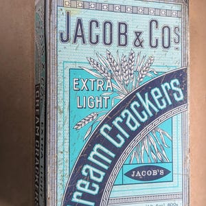 Vintage Jacob's Cream Crackers Tin - Etsy