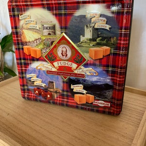 Vintage Scottish Fudge Sweet Tin - Etsy