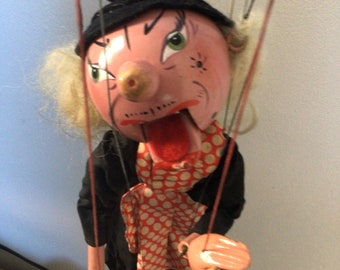 Vintage Pelham Mother Dragon String Puppet Marionette, Original Box ...