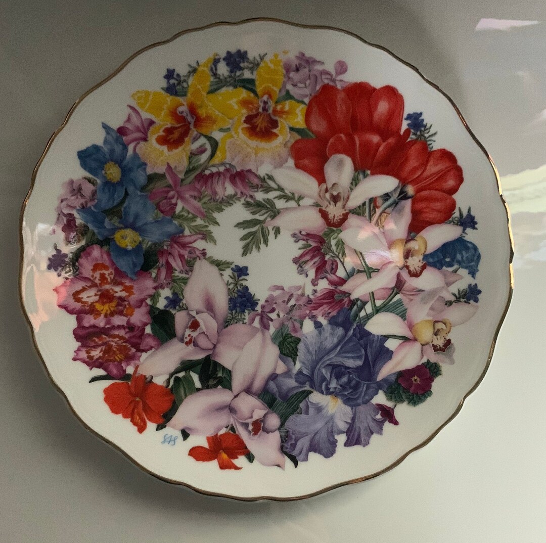 Royal Albert Chelsea Bouquet Plate - Etsy