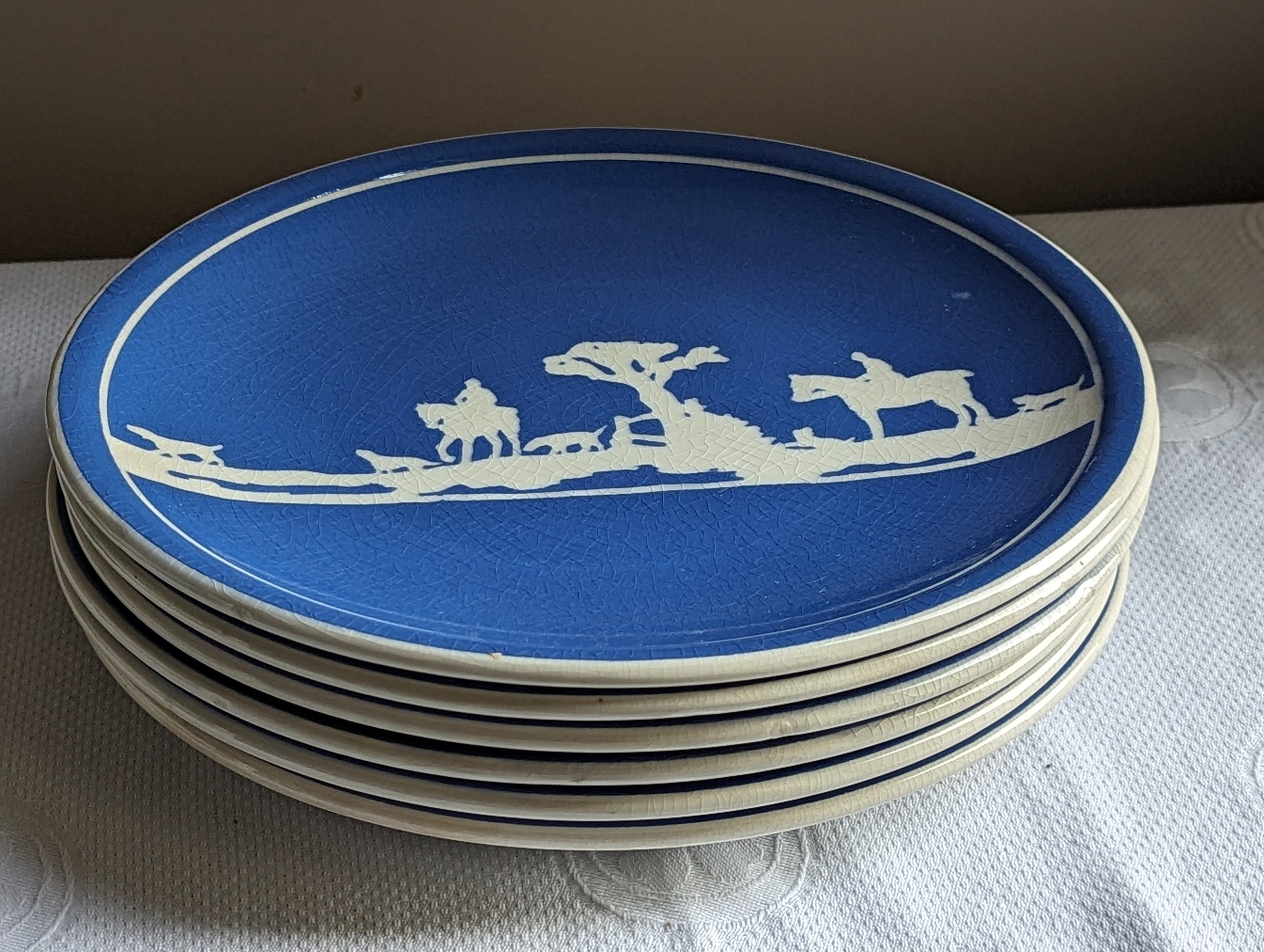 T G Green Tally Ho Plates - Etsy