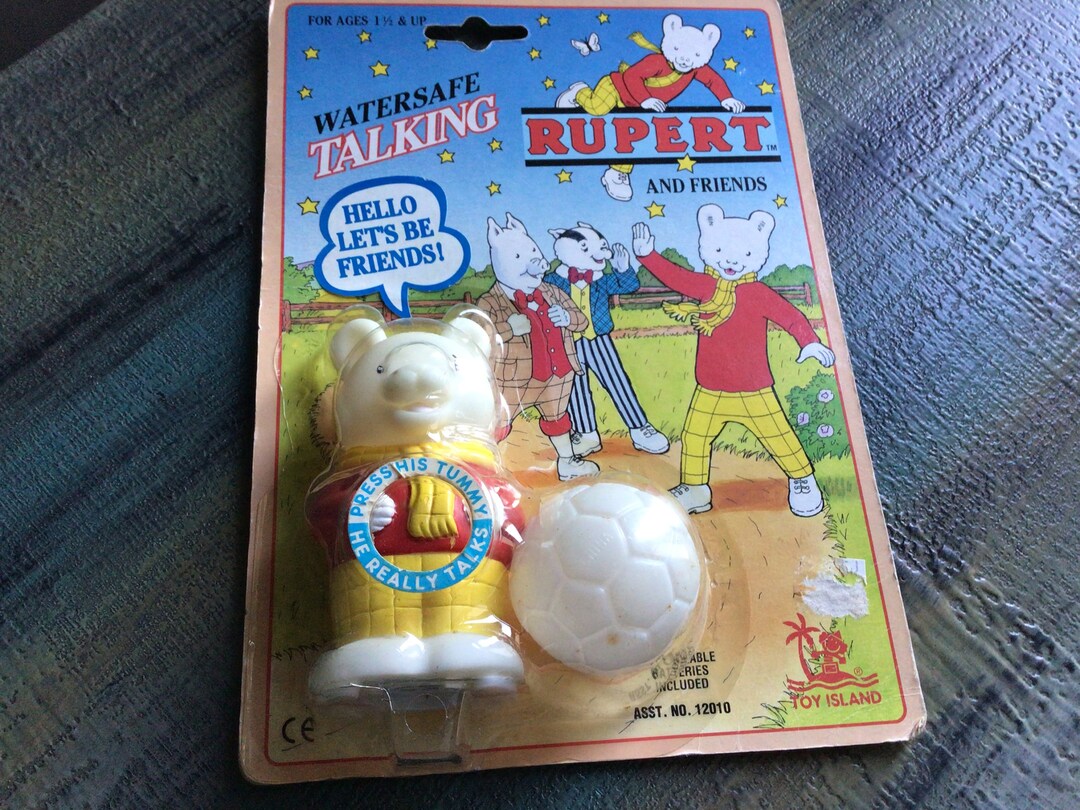 Rupert and Friends Bath Tub Toy Collectible - Etsy