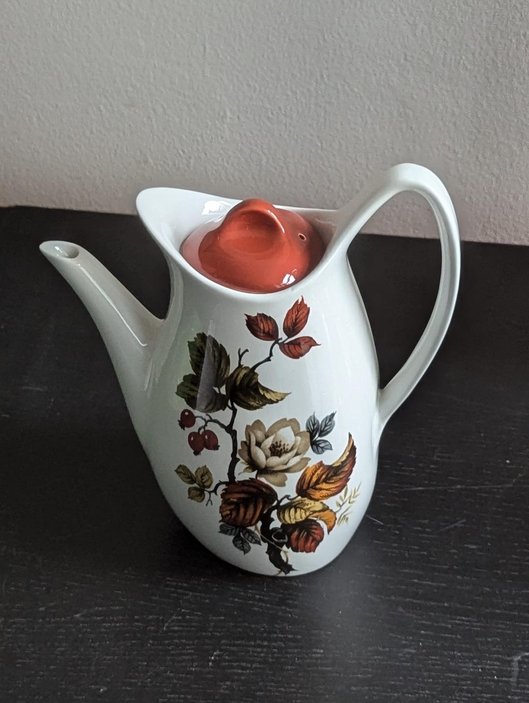 Midwinter Coffee Pot Fashion Shape Rosewood - Etsy