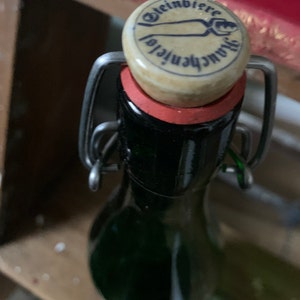 Vintage Tall Green German Beer Bottle - Etsy