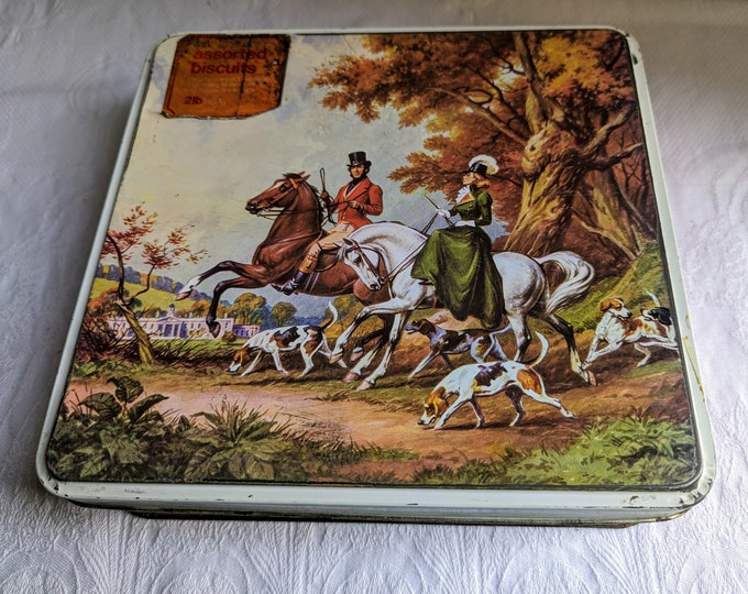 Vintage Sainsbury's Biscuits Tin - Etsy