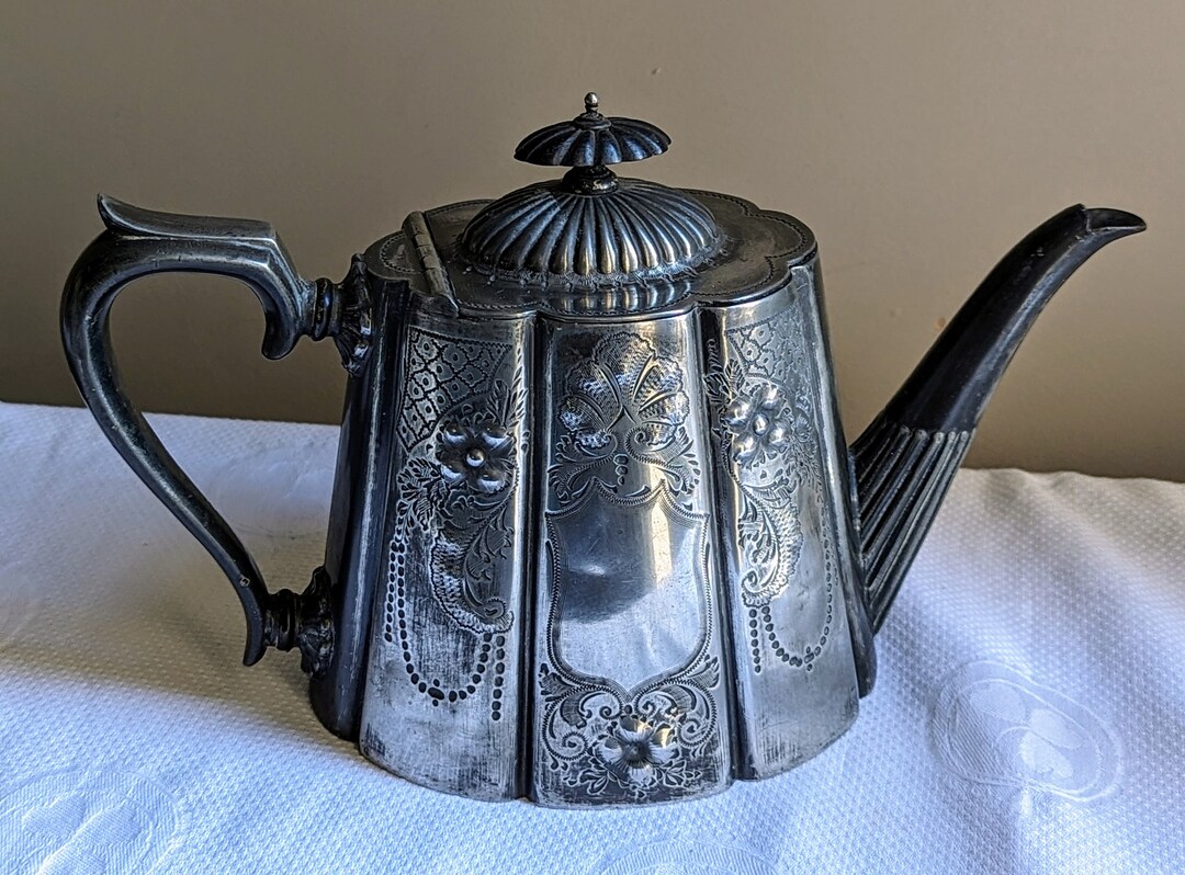 Antique EPBM Teapot - Etsy