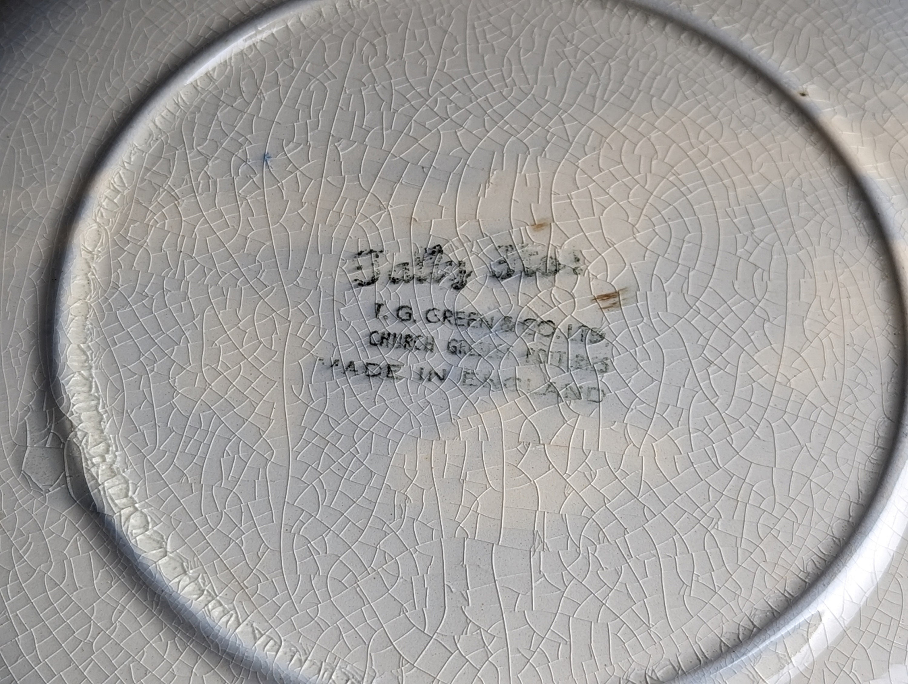 T G Green Tally Ho Plates - Etsy