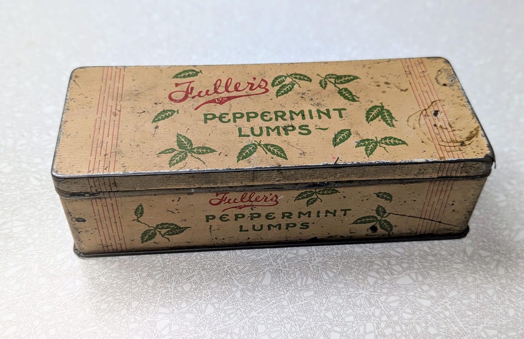 Vintage Fuller's Peppermint Lumps Tin - Etsy