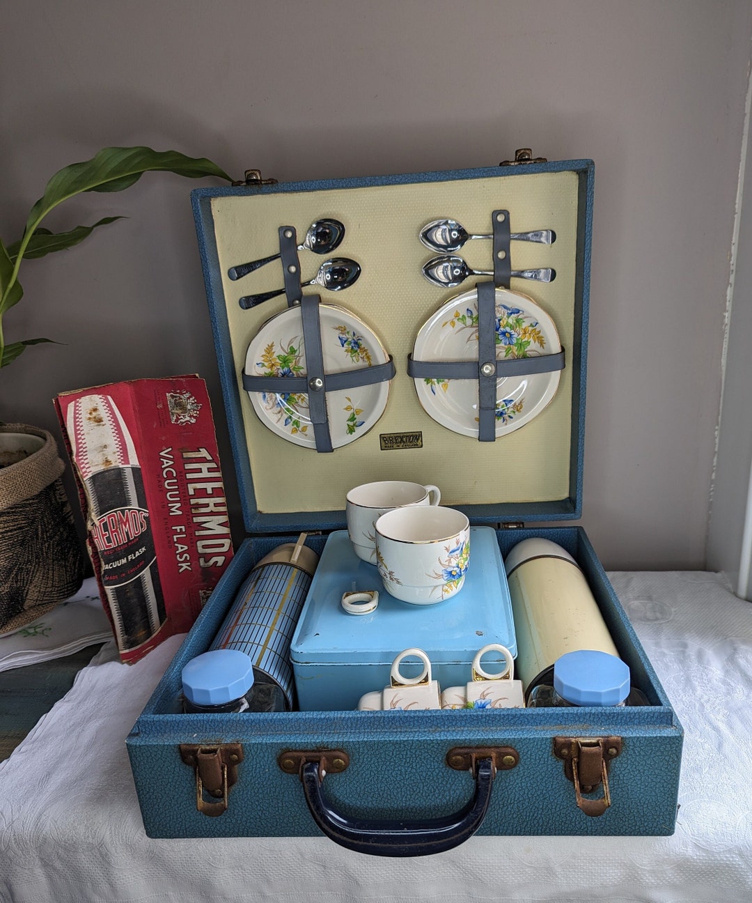Vintage 1950s Brexton Picnic Set - Etsy