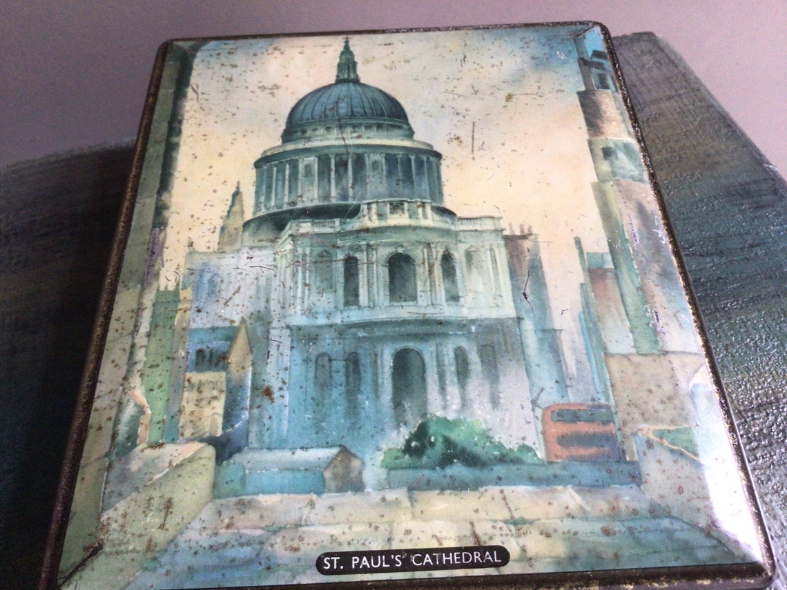 Vintage Edward Sharp & Sons Tin St Pauls Cathederal - Etsy