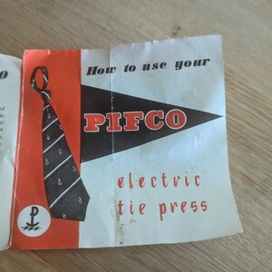 Vintage Pifco Electric Trouser Press - Etsy