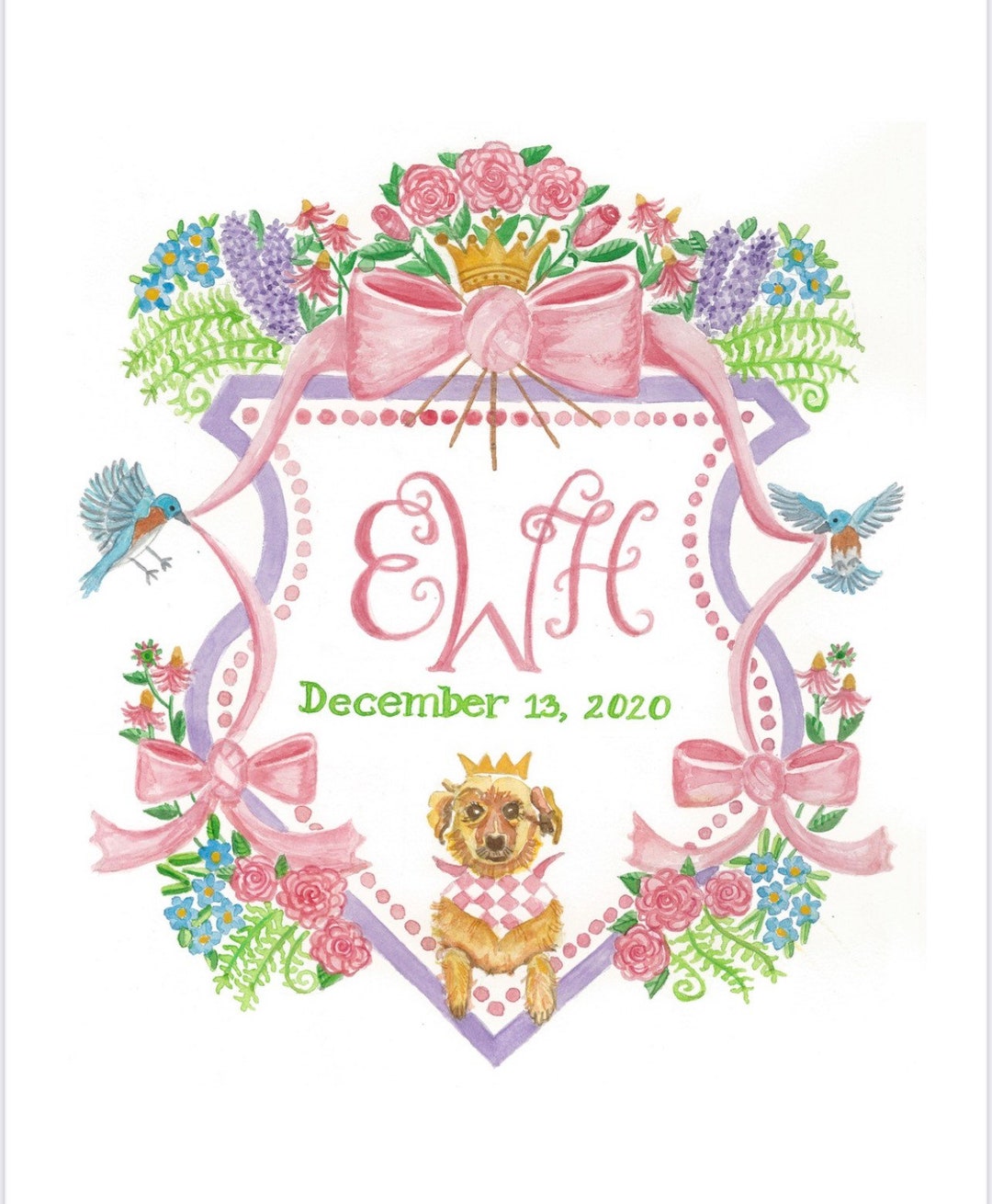 Custom Baby Crest - Etsy