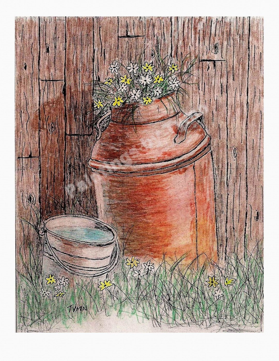 Paintings by Tymn - Milk Can - Digital Download - Etsy