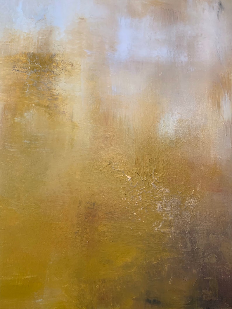 Large Abstract Painting falling 72 X 36 on Canvas - Etsy