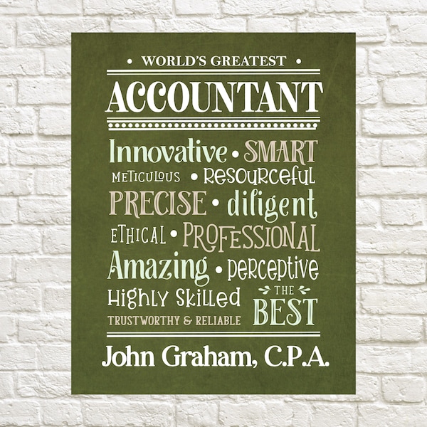 Accountant Art - Etsy
