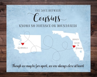 Best Friend Map Long Distance Friendship Map Friends Moving - Etsy