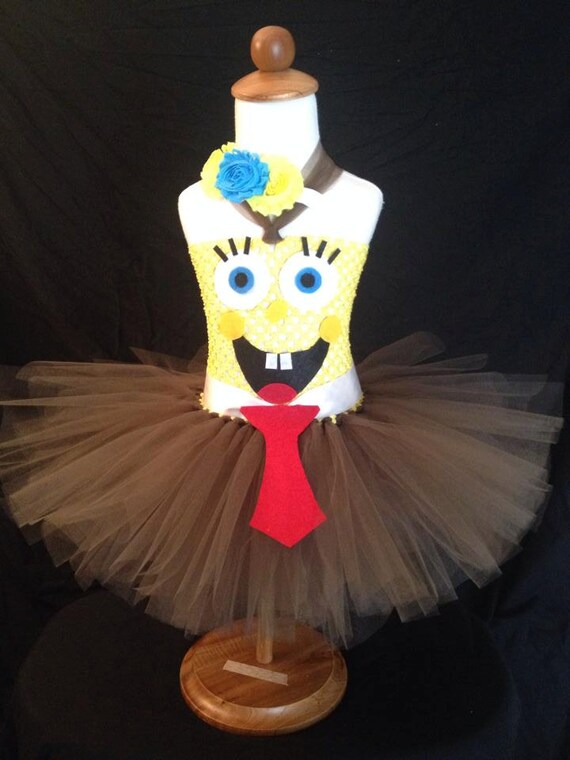 Spongebob Tutu Dress Spongebob Dress Spongebob Outfit | Etsy