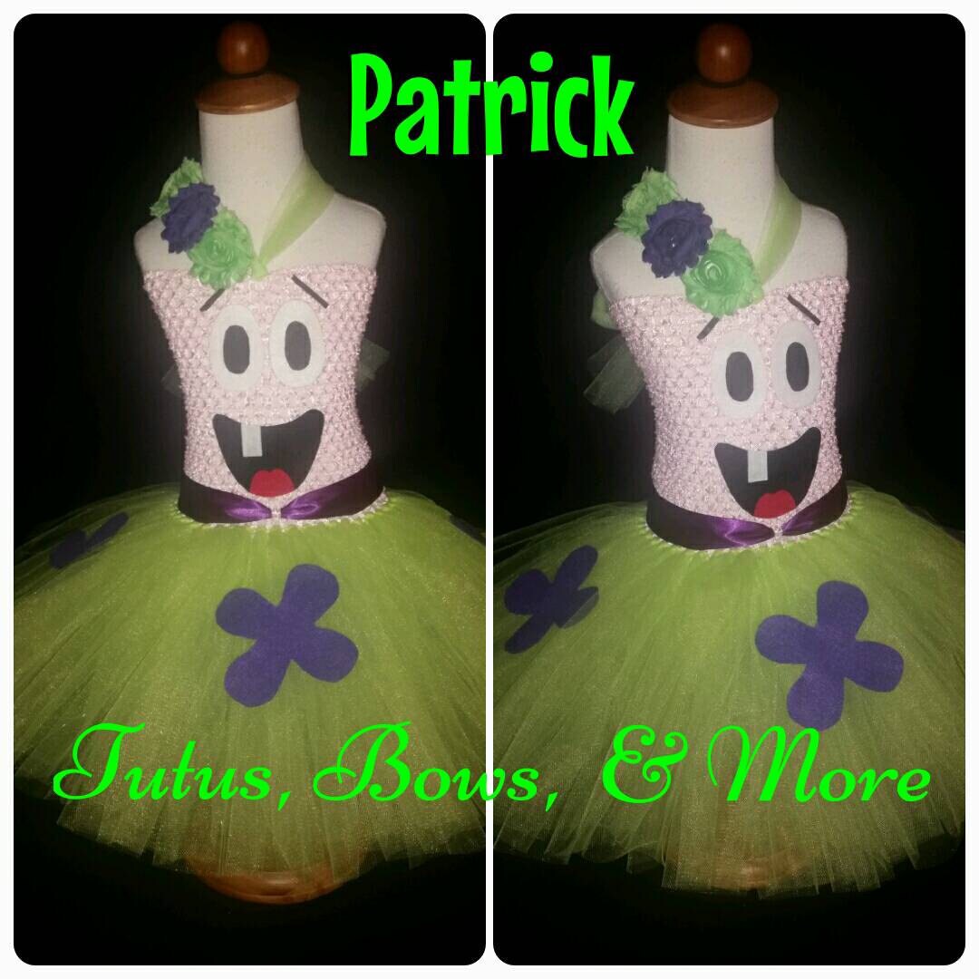 Patrick Spongebob Tutu Dress and Headband - Etsy