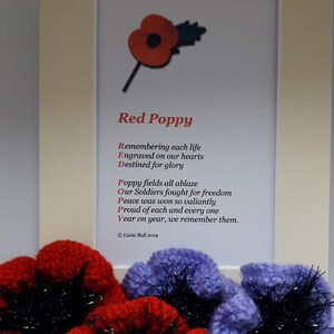 Red Poppies Poem - Etsy