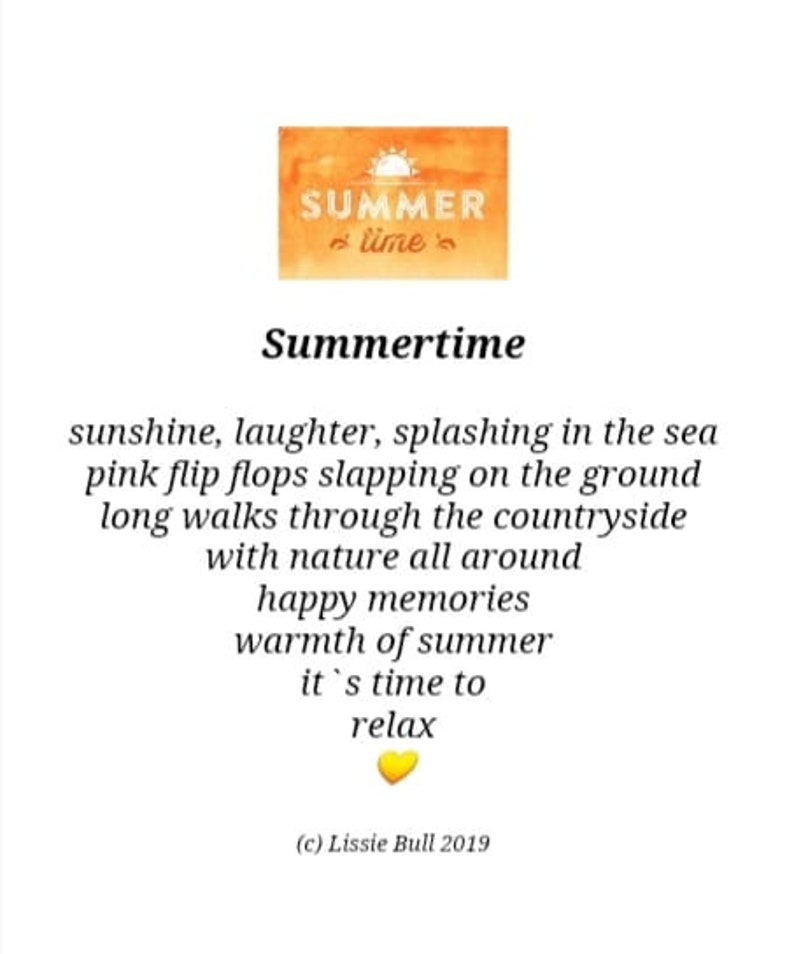 Little Nonet Poems - Etsy