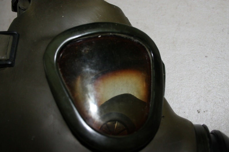 Military Romanian M74 Full Face Gas Mask W 40mm Filter & Carry Bag NATO ...
