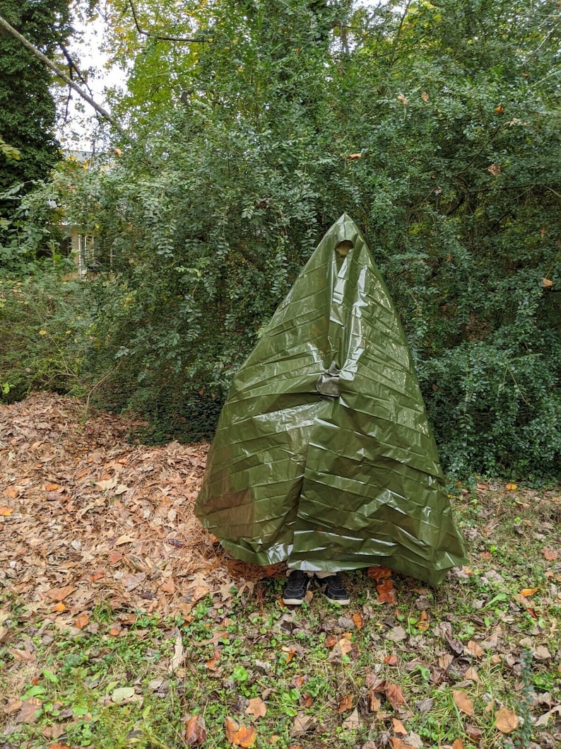 European Army Military Surplus Chemical Suit NBC Resistant Poncho Rain ...