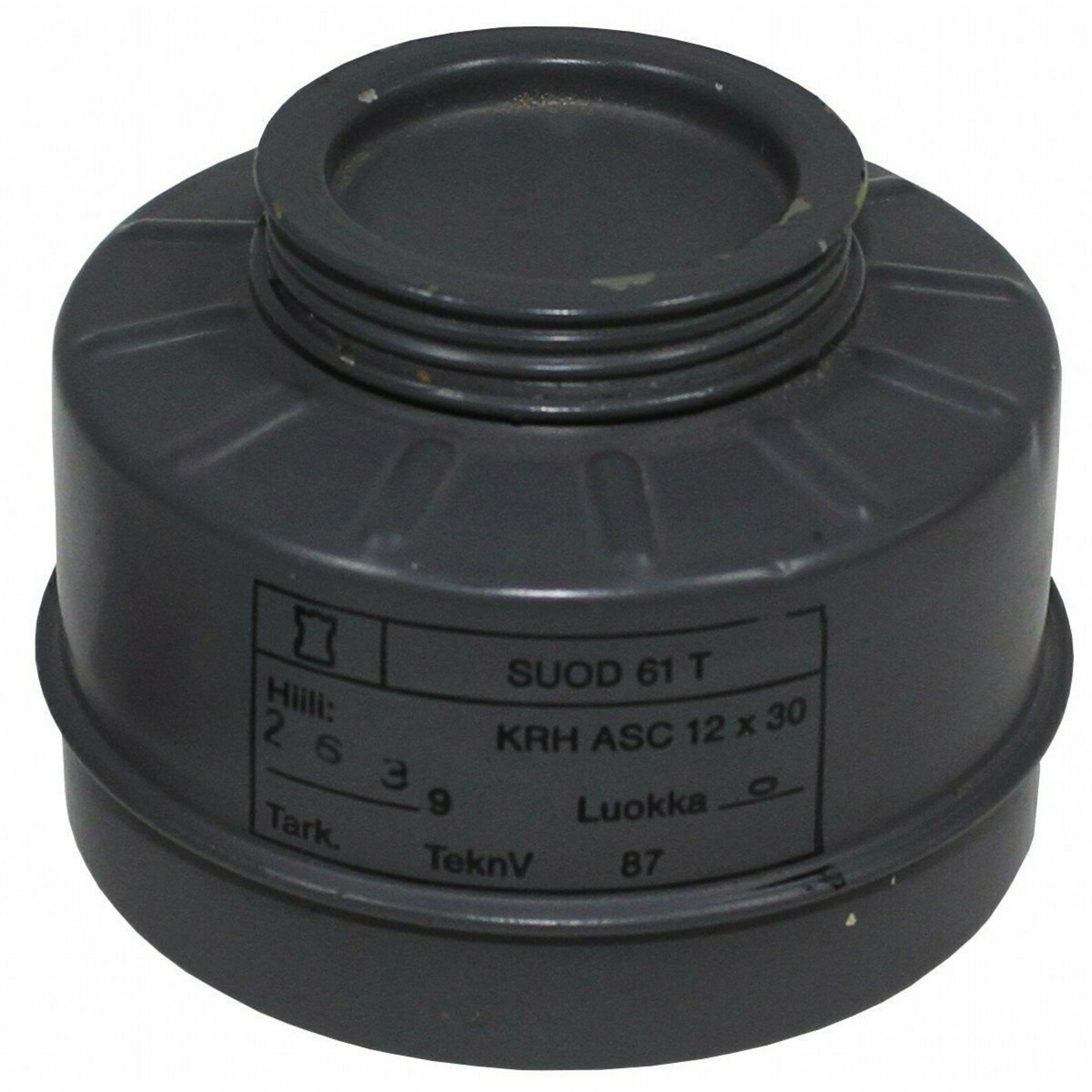 USED Finnish Military M61 Gas Mask Full Face Adult W/60mm - Etsy