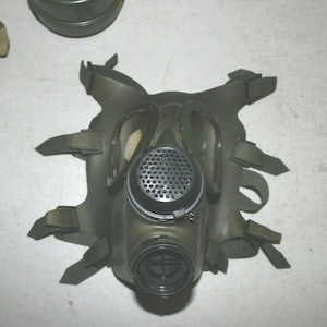 Military Romanian M74 Full Face Gas Mask W 40mm Filter & Carry Bag NATO ...
