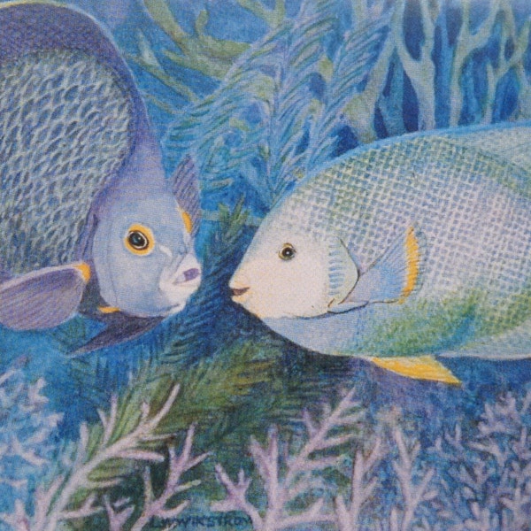 Angelfish Painting - Etsy