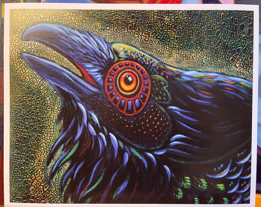 Raven Crow Fine Art Print - Etsy