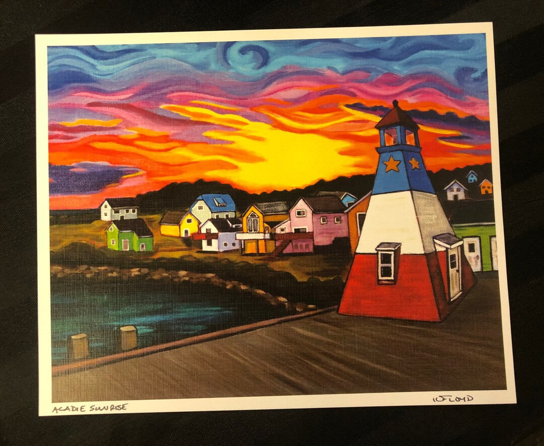 Acadian Lighthouse Fine Art Print - Etsy Canada