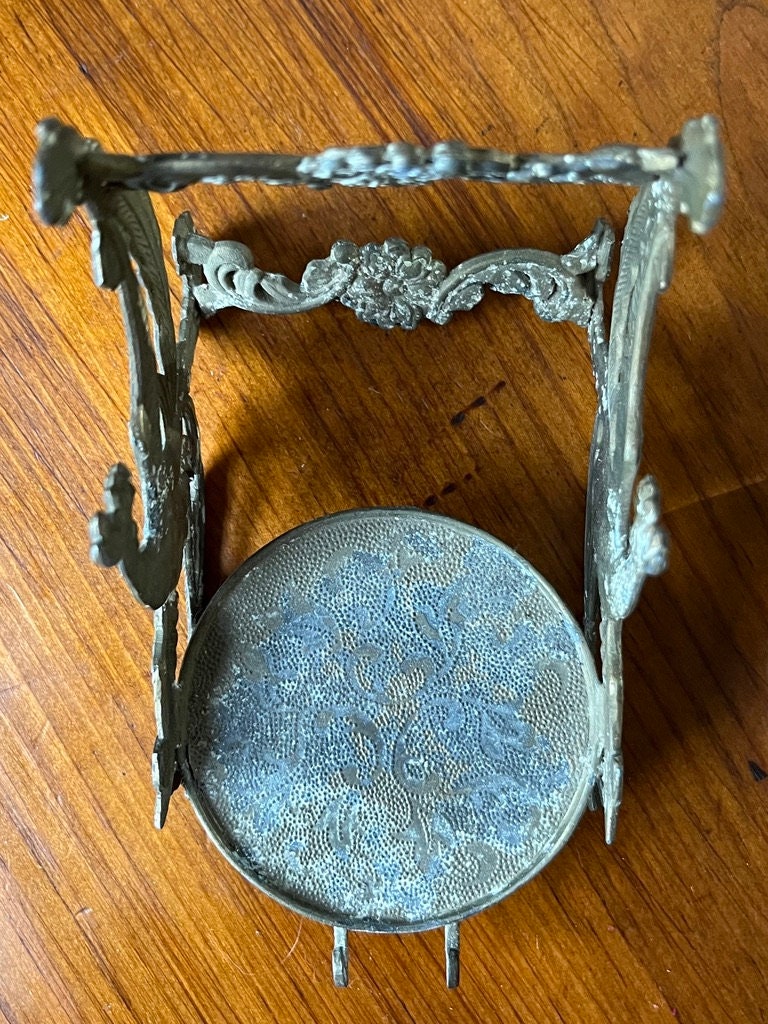 Moriage Dragonware Teacup and Saucer With Highly Decorative Brass ...